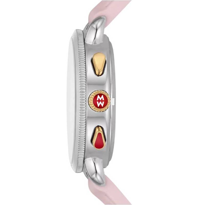 Michele Sport Sail Chronograph Quartz White Dial Ladies Watch ...