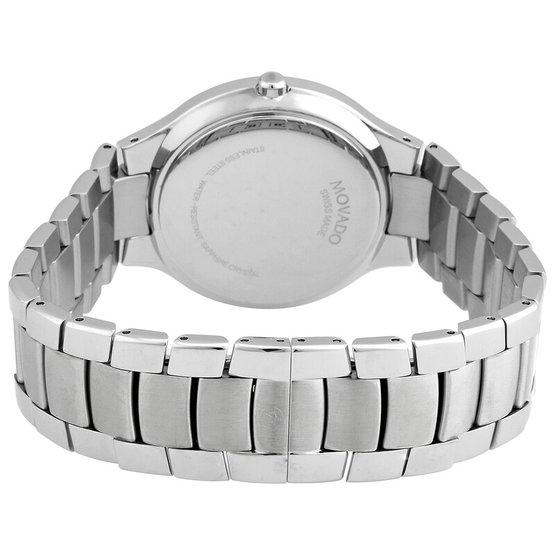 Movado Serio Quartz Diamond Black Museum Dial Unisex Watch 0607286 ...