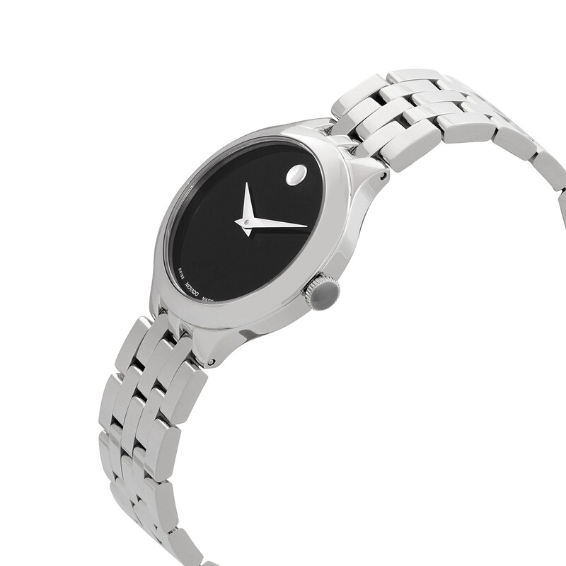 Movado Veturi Quartz Black Museum Dial Ladies Watch 0607418 - Watches ...