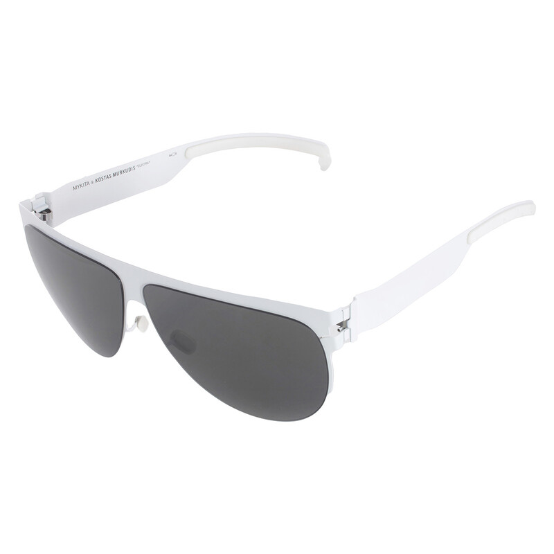 Mykita Dark Grey Browline Unisex Sunglasses COLLAB-ELEKTRA F57 64 ...