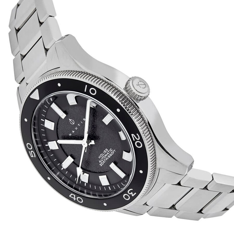 Nautis Holiss Black Dial Men's Watch NAUN103-1 840148810143 - Watches ...