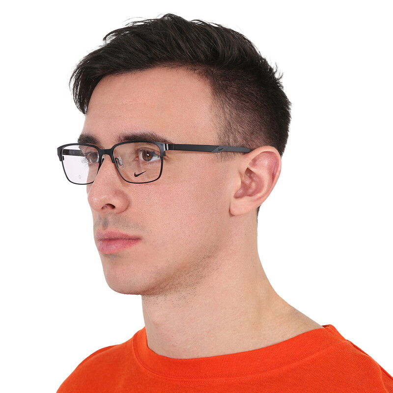 Nike Demo Rectangular Men's Eyeglasses NIKE 8213 001 55 886895593236 ...