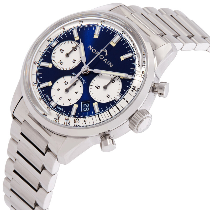 Norqain Freedom 60 Chronograph Automatic Blue Dial Men's Watch ...