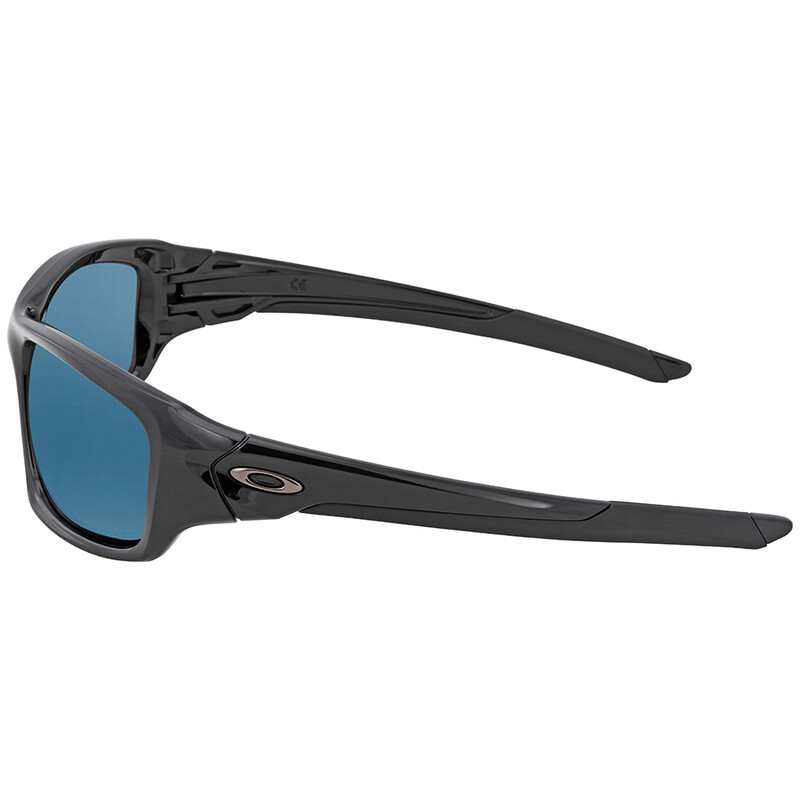 Oakley Valve Deep Blue Iridium Polarized Wrap Men's Sunglasses OO9236 ...