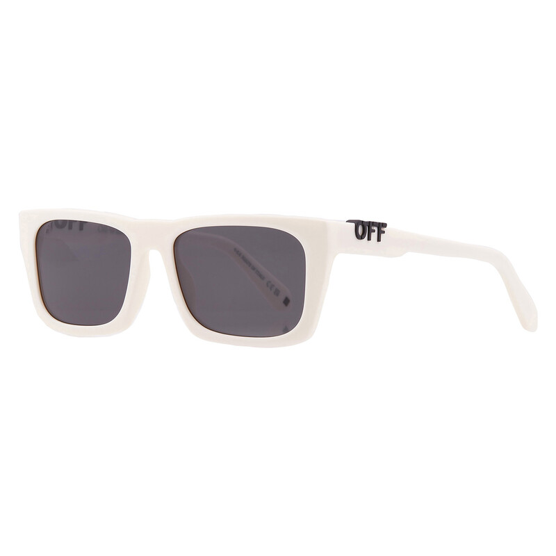 Off-White ALBANY Dark Grey Square Unisex Sunglasses OERI13 0107 56 ...