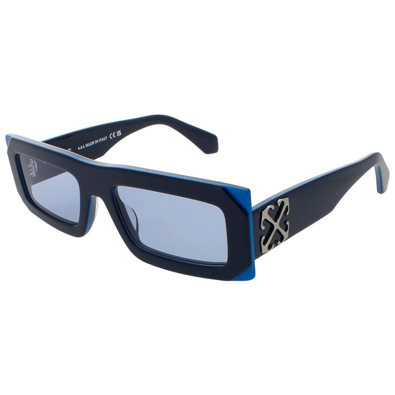 Off-White LAUREL Blue Rectangular Unisex Sunglasses OERI13P 4840 54 ...