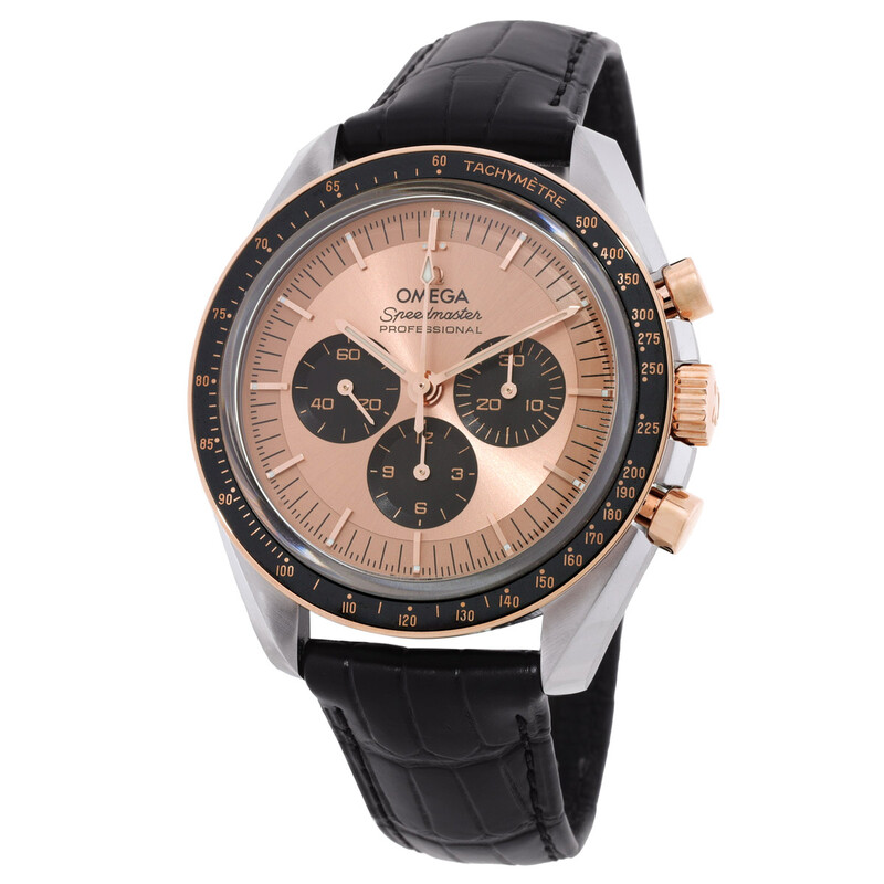 Omega Speedmaster Moonwatch Chronograph Hand Wind Chronometer Pink Dial ...