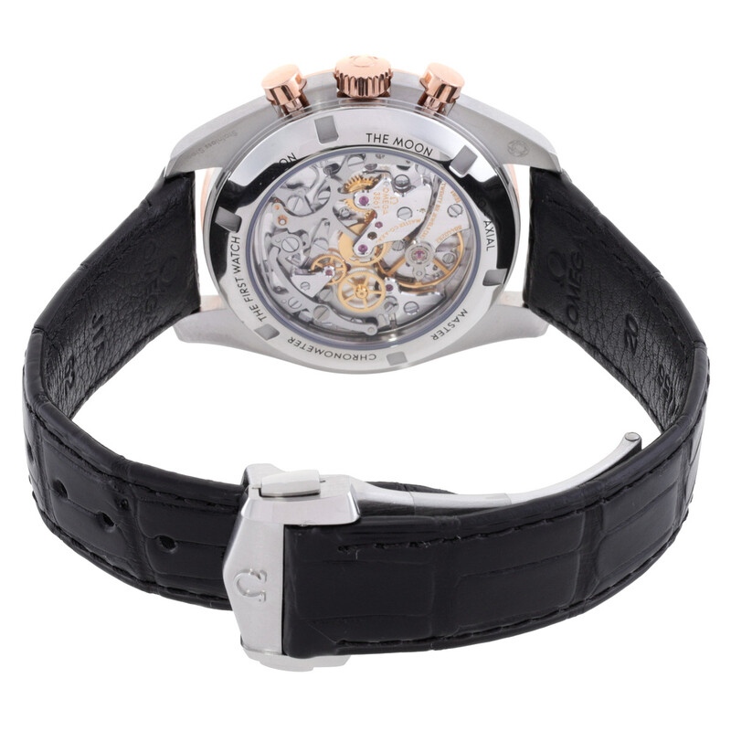 Omega Speedmaster Moonwatch Chronograph Hand Wind Chronometer Pink Dial ...