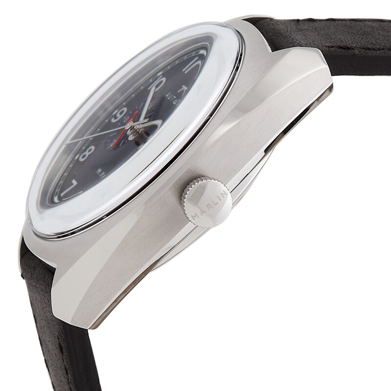 Timex Open Box - Timex Marlin Automatic Black Dial Men's Watch ...