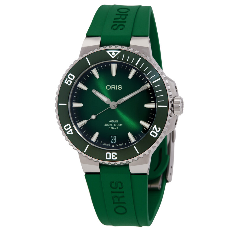 Oris Aquis Date Automatic Green Dial Men's Watch 01 400 7790 4157-07 4 ...