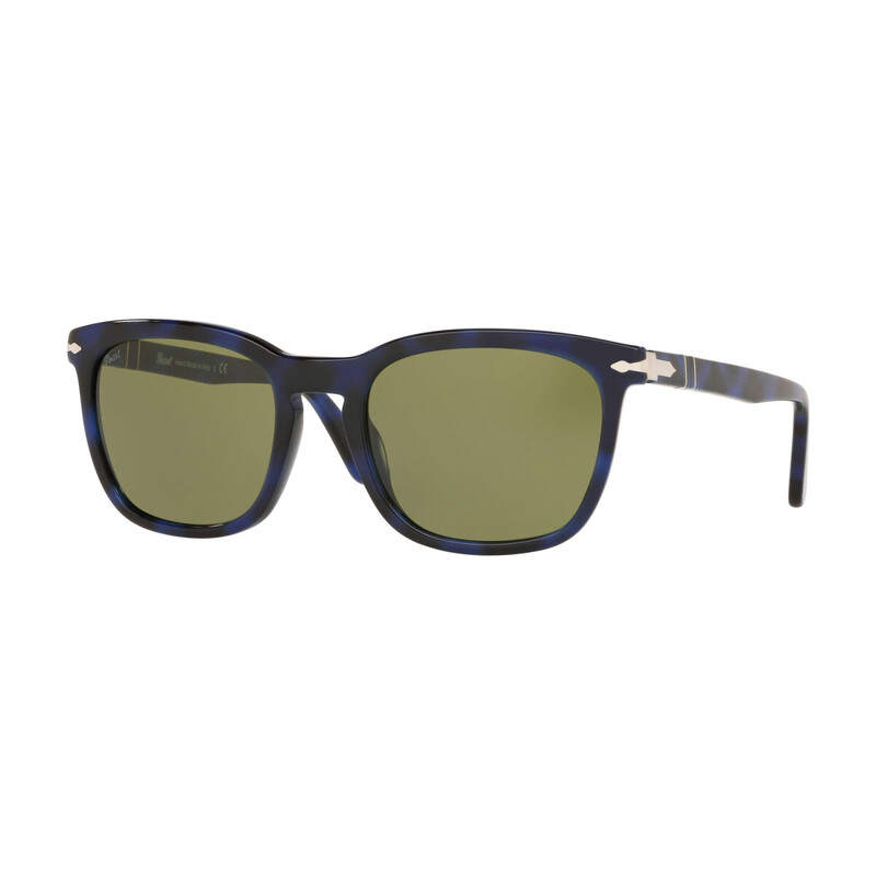 Persol Green Square Sunglasses PO3193S 10994E 55 8056597078320 ...