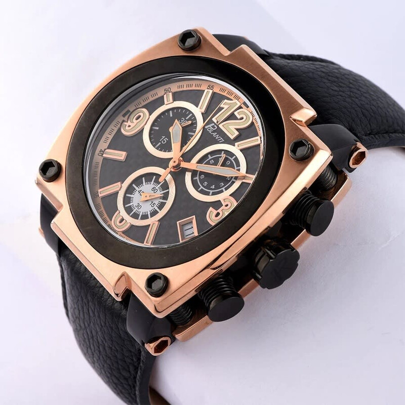 Polanti Torque Ii Chrono Chronograph Black Dial Men's Watch PLT2004LB ...