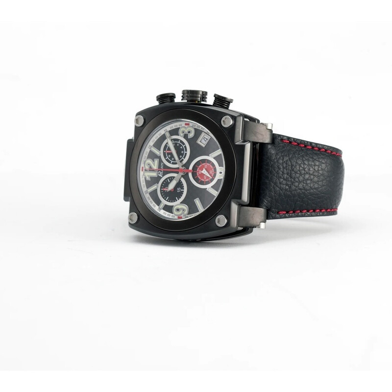 Polanti Torque Ii Chrono Chronograph Red Dial Men's Watch PLT2004LB-IPB ...