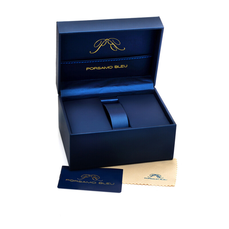 Porsamo Bleu Karolina Quartz Diamond Blue Dial Ladies Watch 1085BKAL ...