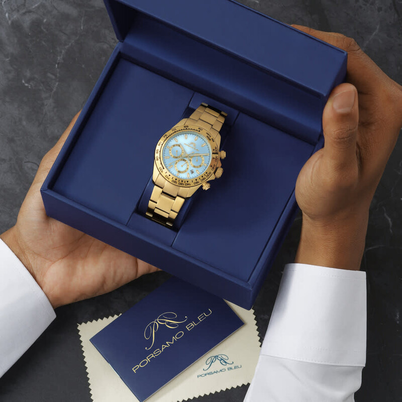 Porsamo Bleu Preston Blue Dial Men's Watch 1036BPRS 819179029916 ...
