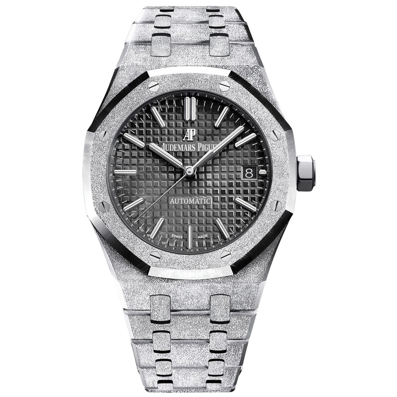 Audemars Piguet Pre-owned Audemars Piguet Royal Oak Frosted Gold Black ...