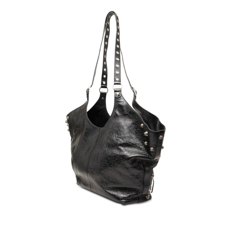 Balenciaga Pre-owned Balenciaga Medium Arena Lambskin Le Cagole Carry ...