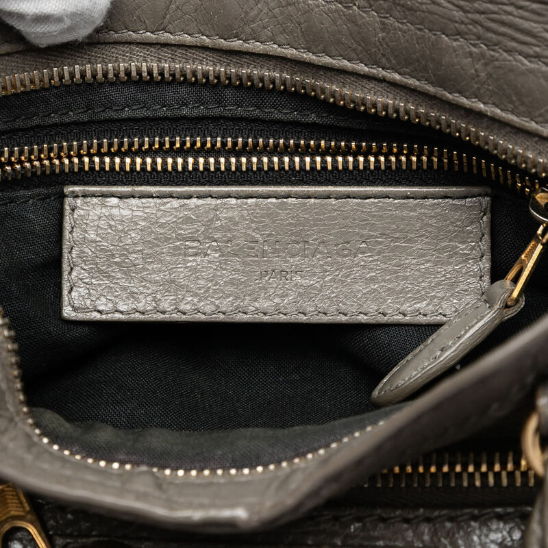 Balenciaga Pre-owned Balenciaga Mini Lambskin Motocross Giant 21 City ...