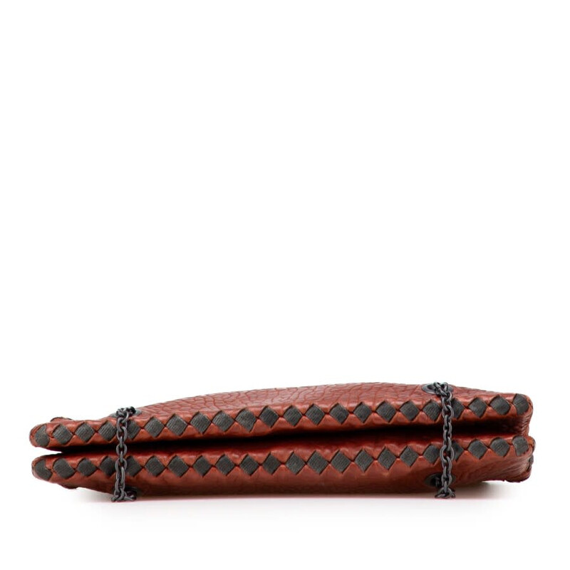 Bottega Veneta Pre-owned Bottega Veneta Textured Leather Whipstitch Duo ...