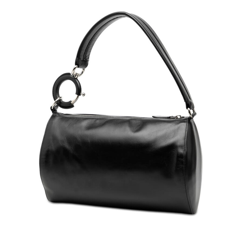Burberry Pre-owned Burberry Leather Rhombi Shoulder Bag ...
