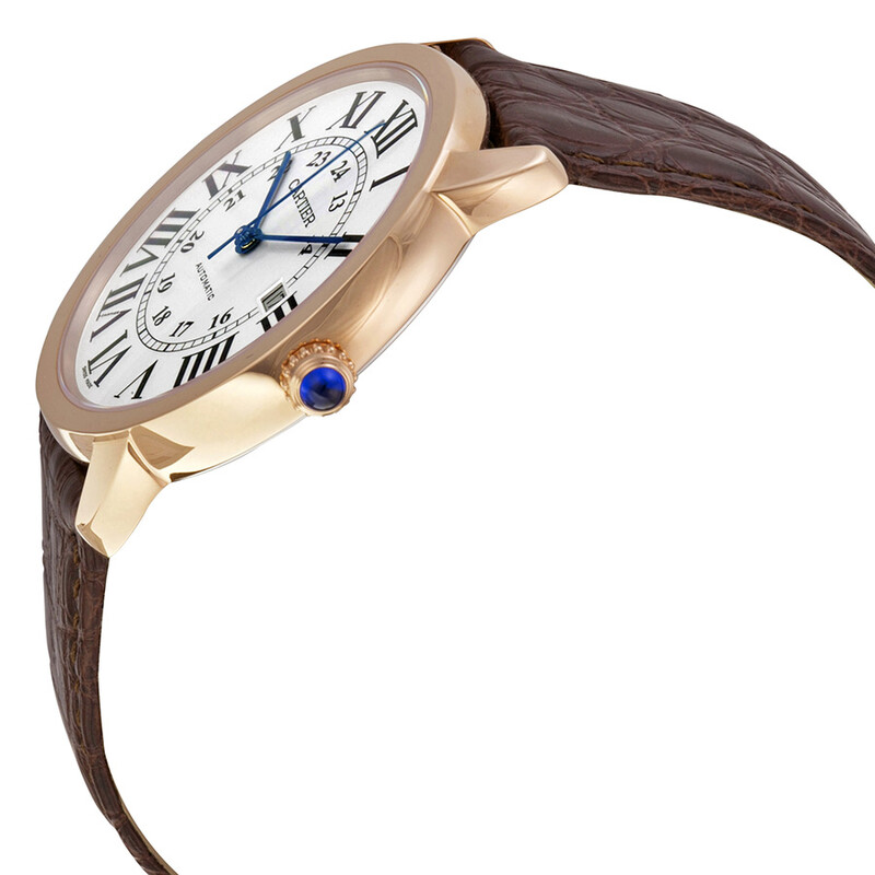 Cartier Pre-owned Cartier Ronde Solo De Cartier Silvered opaline Dial ...