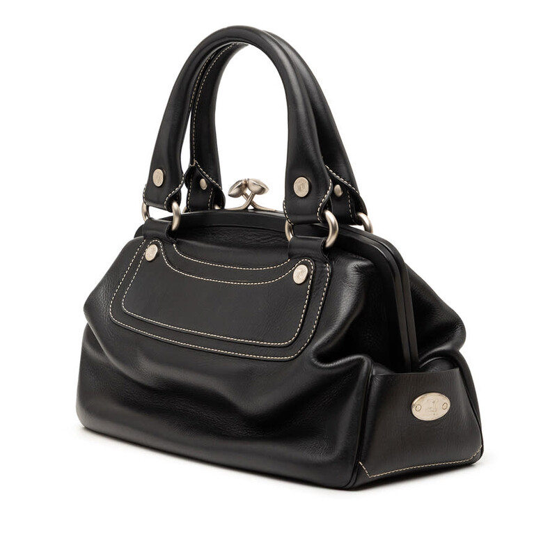 Celine Pre-owned Celine Leather Boogie Clasp Handbag Ladies ...