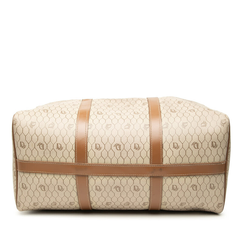 Dior Pre-owned Dior Honeycomb Coated Canvas Travel Bag Unisex ...