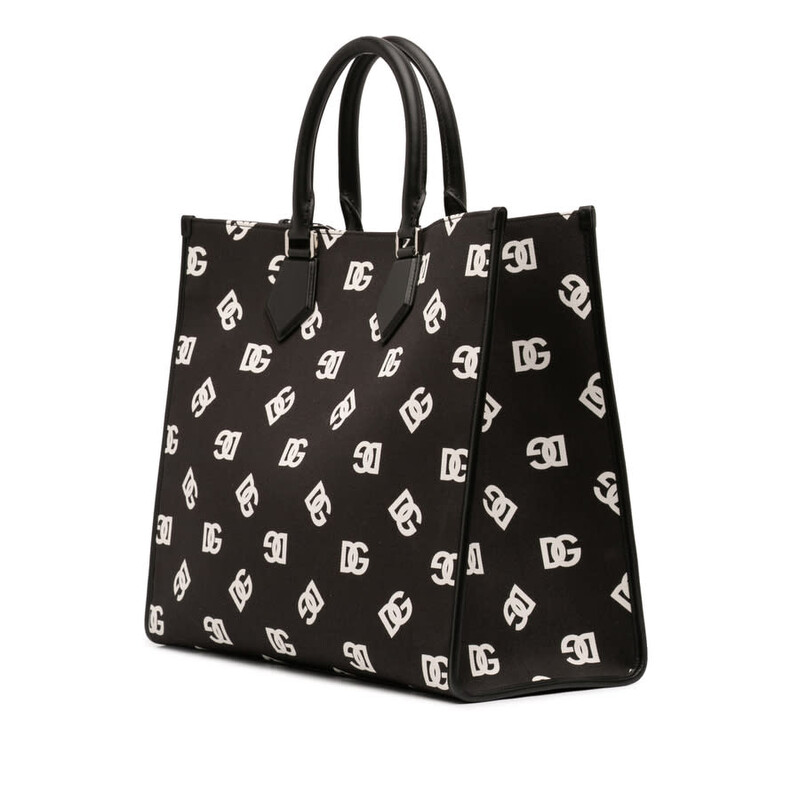 Dolce & Gabbana Pre-owned Dolce & Gabbana Large Logo Canvas Shopping ...