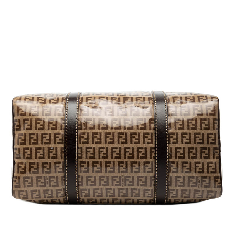 Fendi Pre-owned Fendi Zucchino Crystal Boston Bag Ladies ...
