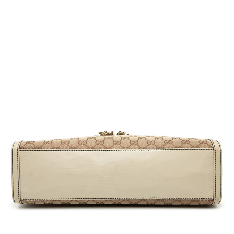 Gucci Pre-owned Gucci Large GG Canvas Emily Shoulder Bag Ladies ...