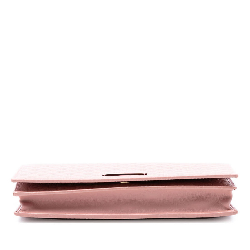 Gucci Pre-owned Gucci Microguccissima Wallet on Strap Ladies ...