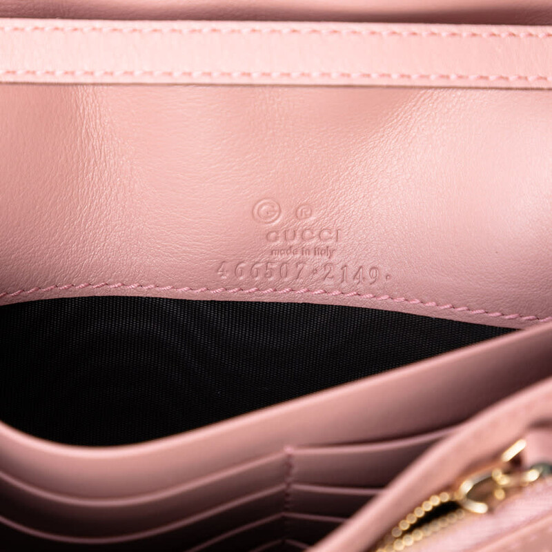 Gucci Pre-owned Gucci Microguccissima Wallet on Strap Ladies ...
