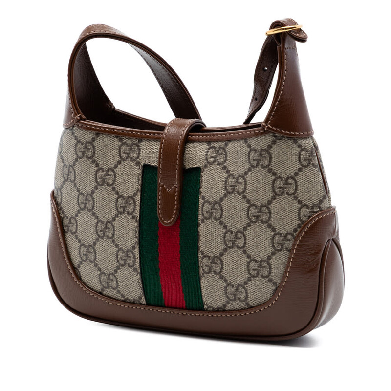 Gucci Pre-owned Gucci Mini GG Supreme Web Jackie 1961 Crossbody Ladies ...