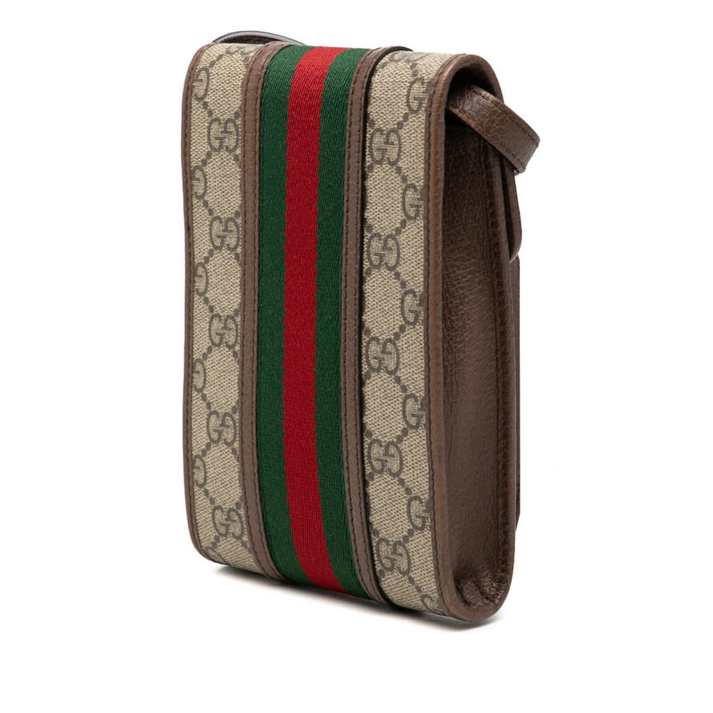 Gucci Pre-owned Gucci Mini GG Supreme Web Ophidia Crossbody Ladies ...