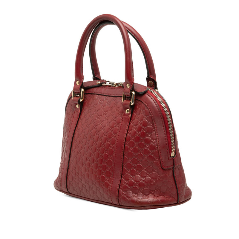 Gucci Pre-owned Gucci Mini Microguccissima Dome Satchel Ladies ...