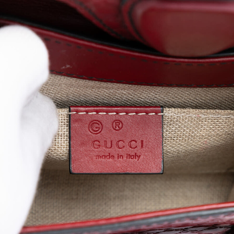 Gucci Pre-owned Gucci Mini Microguccissima Emily Crossbody Ladies ...