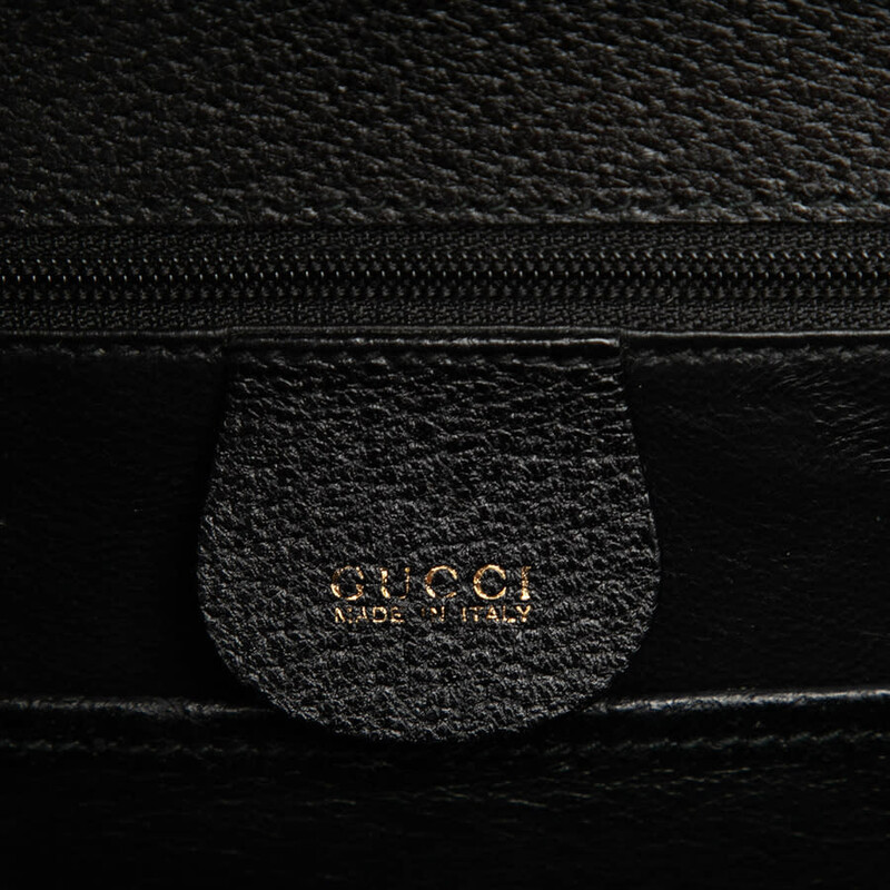 Gucci Pre-owned Gucci Small Grained Calfskin Bamboo Night Ladies ...