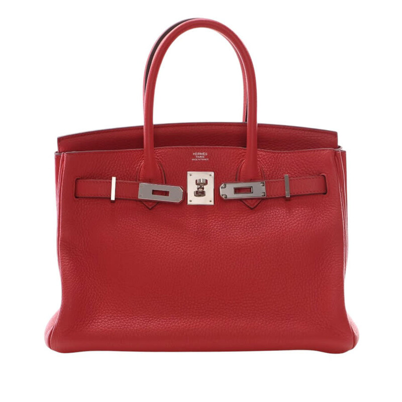 Hermes Pre-owned Hermes Clemence Birkin Retourne 30 Ladies ...