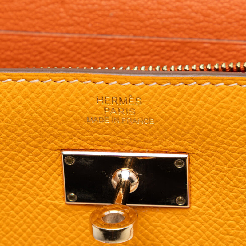 Hermes Pre-owned Hermes Epsom Kelly Longue Wallet Ladies ...