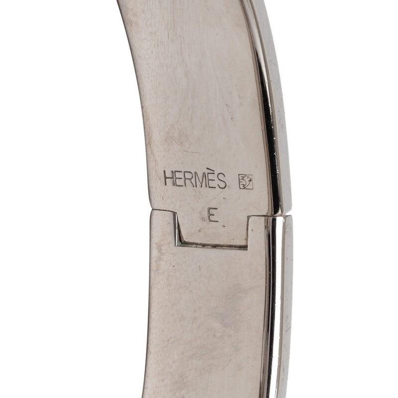 Hermes Pre-owned Hermes Narrow Enamel Clic H Bracelet PM Ladies ...