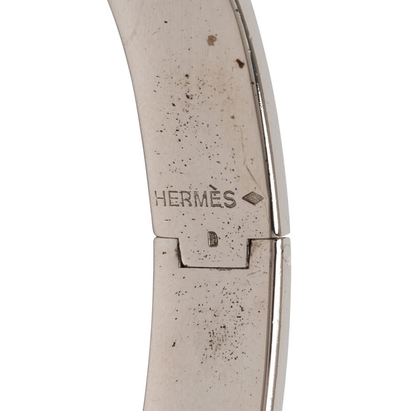Hermes Pre-owned Hermes Narrow Enamel Clic H Bracelet PM Ladies ...