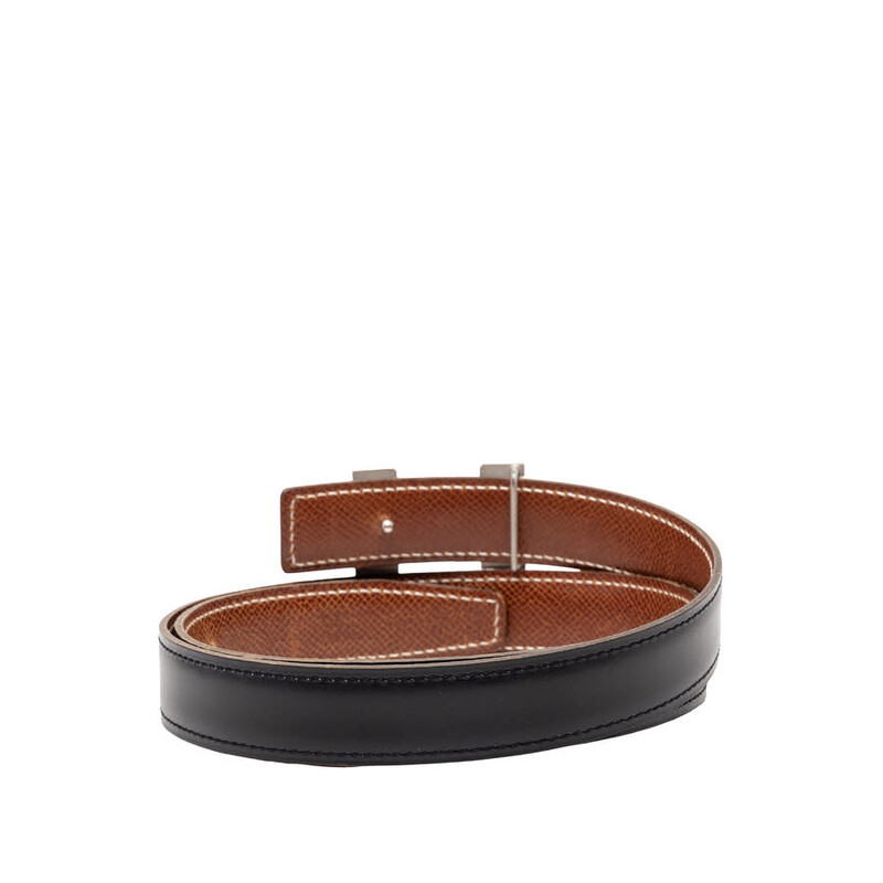 Hermes Pre-owned Hermes Swift and Epsom Constance H Reversible Belt ...