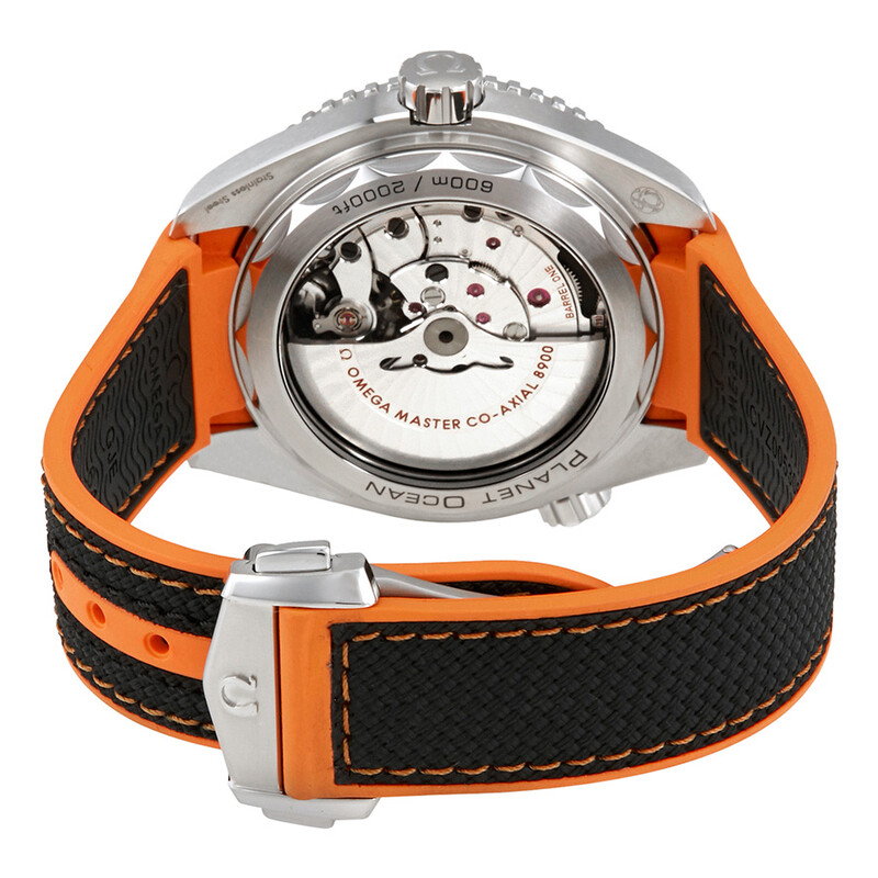 Omega Pre-owned Omega Seamaster Planet Ocean Black Dial Men's Watch 215 ...