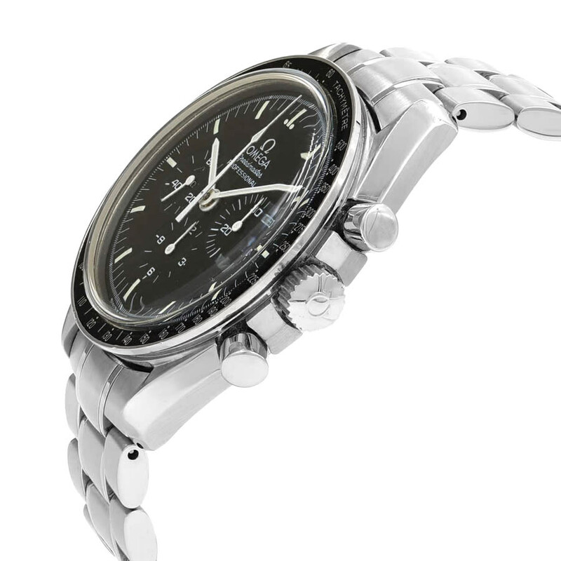 Omega Pre-owned Omega Speedmaster Moonwatch Chronograph Hand Wind Black ...
