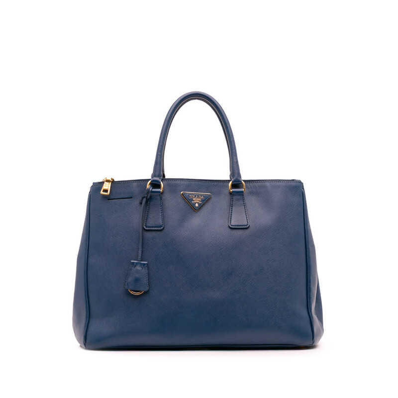 Prada Pre-owned Prada Large Saffiano Lux Galleria Double Zip Tote ...