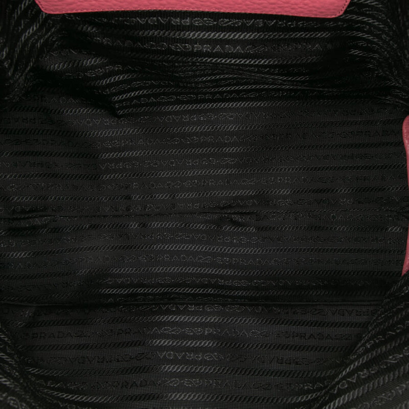 Prada Pre-owned Prada Vitello Daino Open Convertible Tote ...