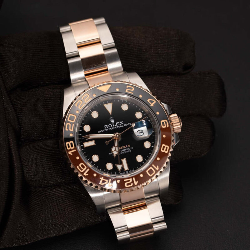 Rolex Pre-owned Rolex Gmt-Master Ii GMT Automatic Chronometer Black ...