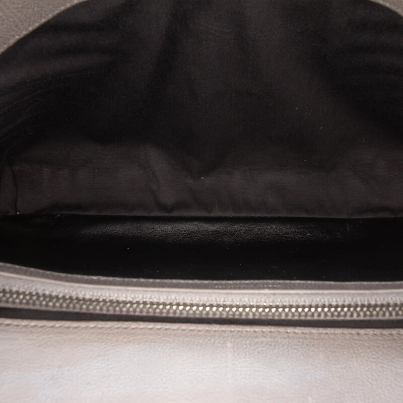 Saint Laurent Pre-owned Saint Laurent Large Chevron Sheepskin Monogram ...