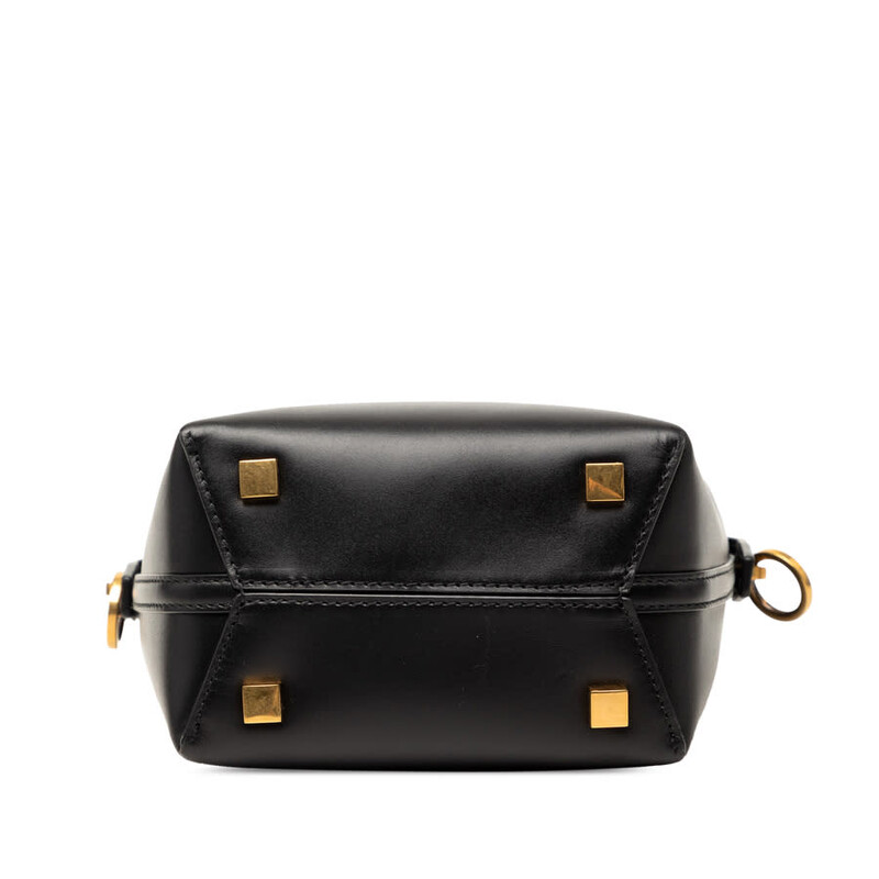 Saint Laurent Pre-owned Saint Laurent Mini Shiny Calfskin Le 37 Bucket ...