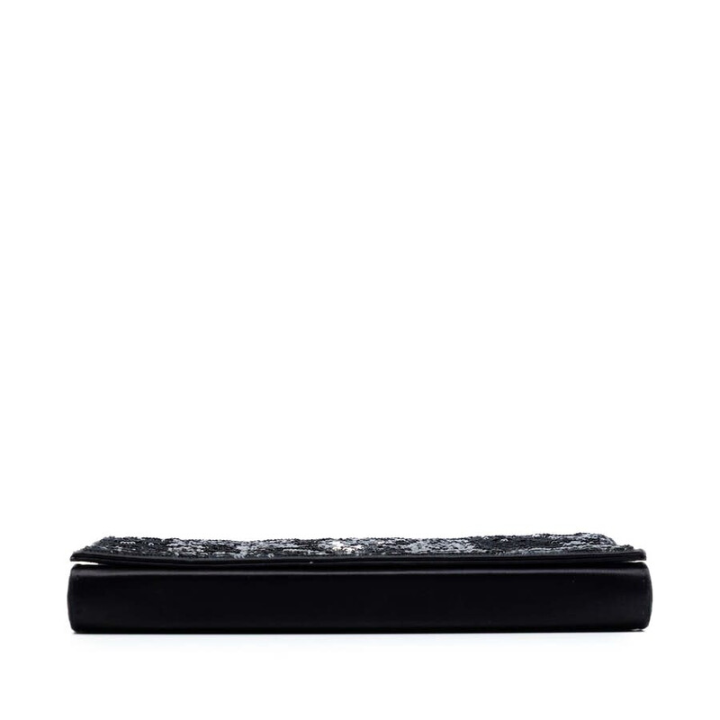 Saint Laurent Pre-owned Saint Laurent Sequin Monogram Kate Wallet on ...